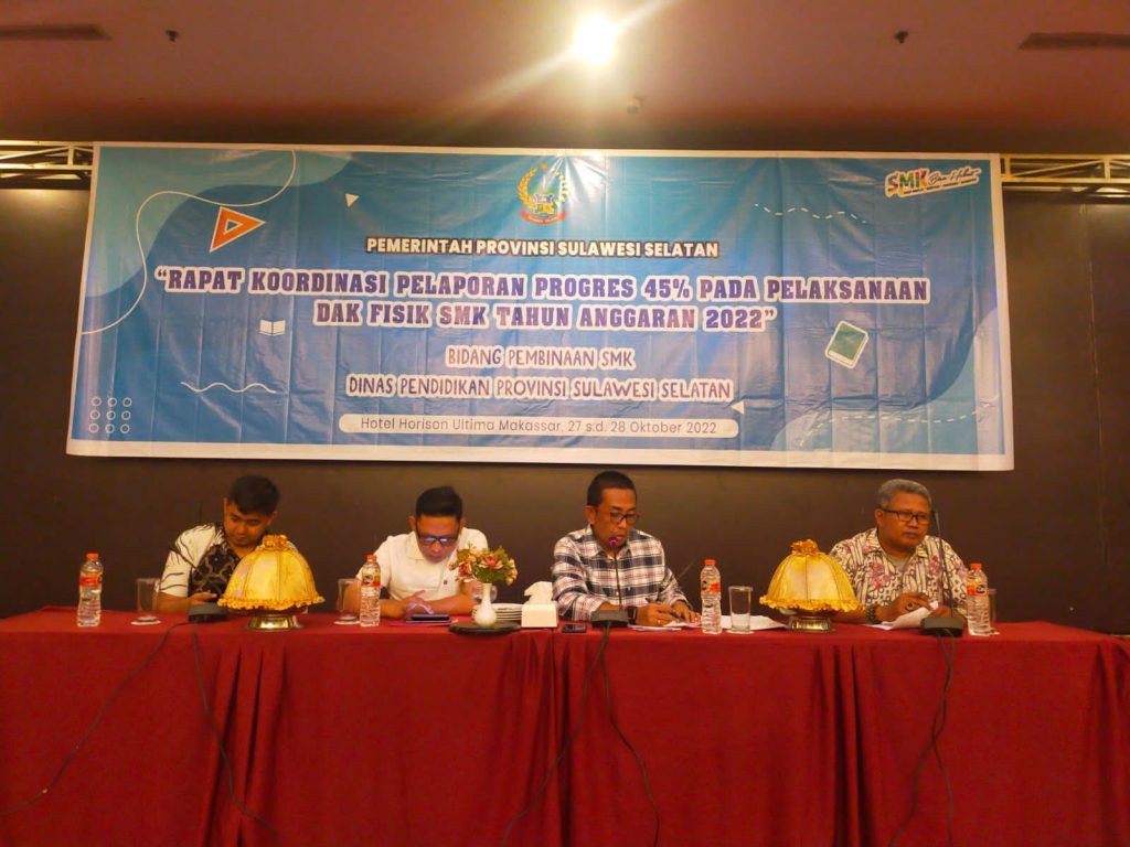 Disdik Sulsel Hadirkan Ketua Pokmas dan Fasilitator di Rakor Pelaporan ...