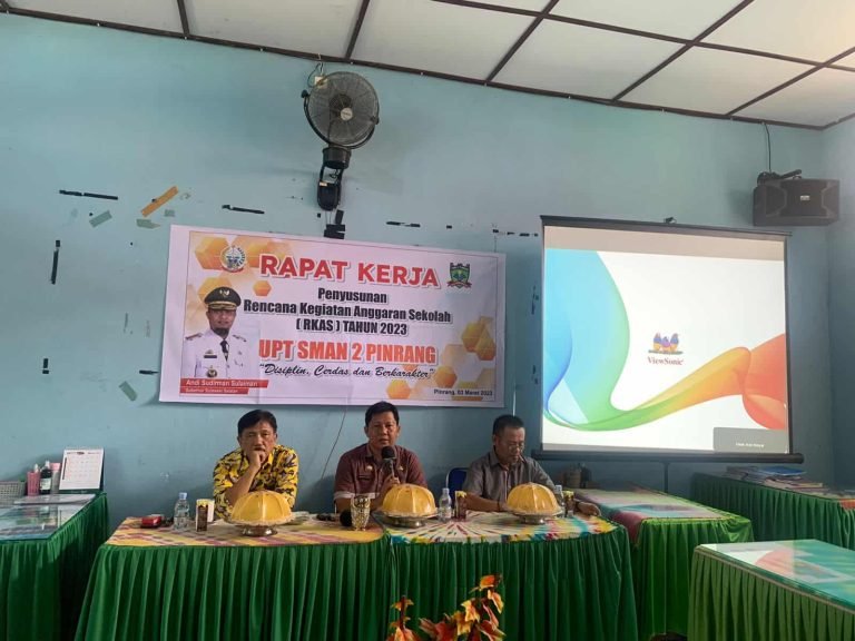 SMAN 2 Pinrang Gelar Rapat Kerja Bahas Program Sekolah dan Program ...
